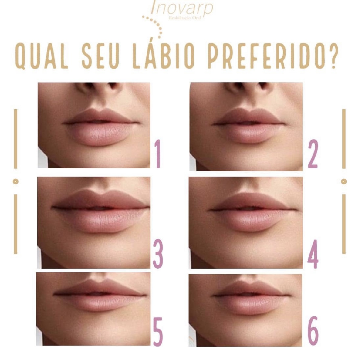 Qual seu lábio preferido – Inovarp – Dra. Claudia Bustamante